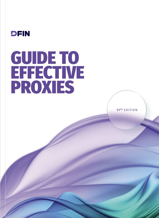 Proxy Statement Solutions | Annual Reports & Proxy | DFIN